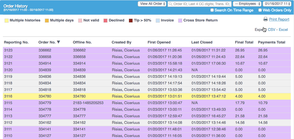 Store to Store Returns