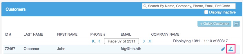 Customer Anonymization