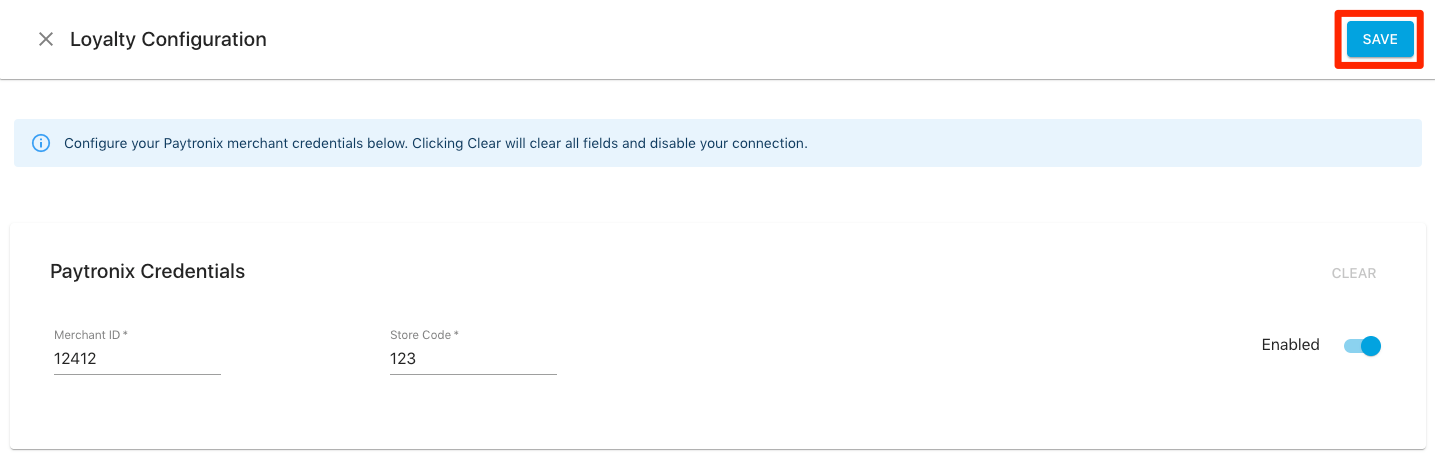 Paytronix Loyalty & Gift Integration