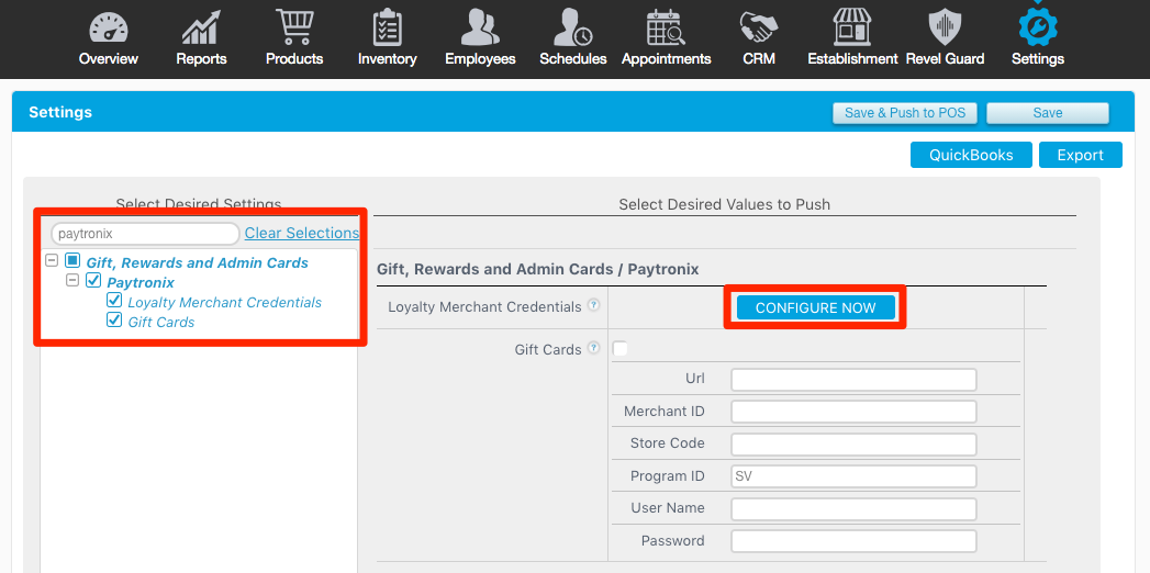 Paytronix Loyalty & Gift Integration
