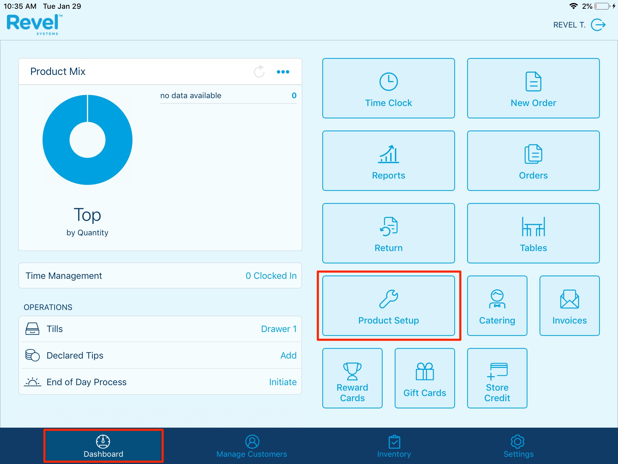 How to Use Product Setup on the Point of Sale