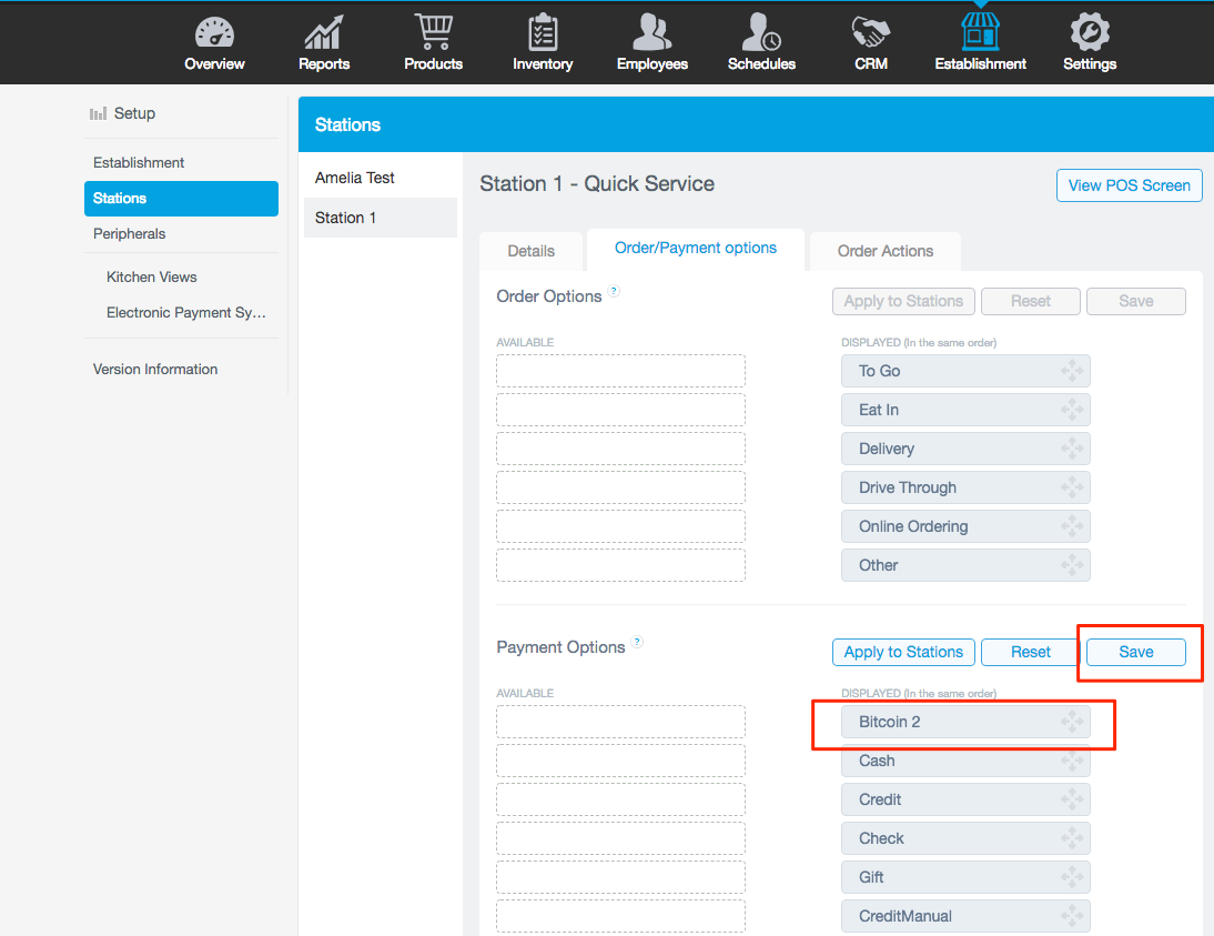 Customizable Payment Methods