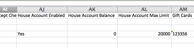 House Accounts