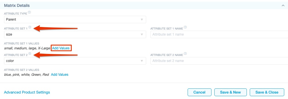 Creating Matrix Inventory on the Management Console