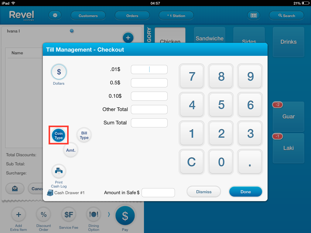 Tills: Tracking Coins