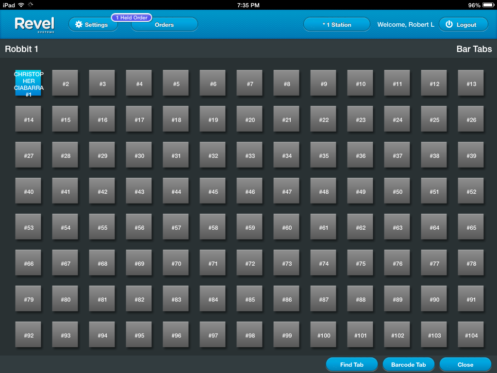 Revel POS 2.73 - How to Link Cards and Preauthorize Bar Tabs and Tables ...
