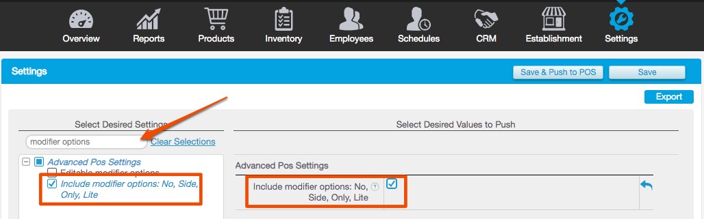 Advanced Modifier Features