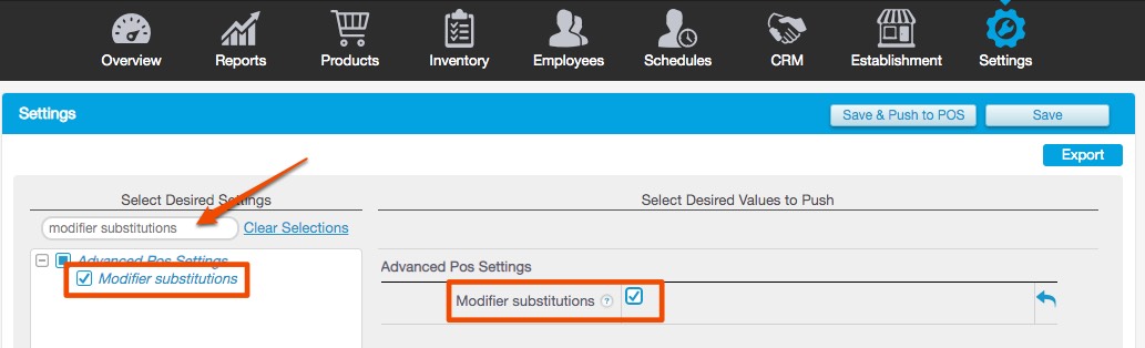 Advanced Modifier Features