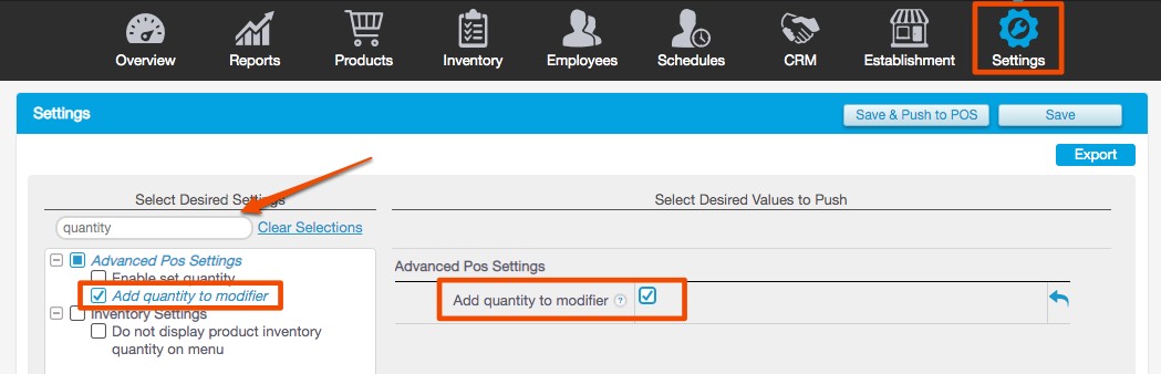 Advanced Modifier Features
