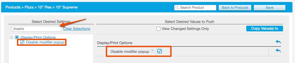 Advanced Modifier Features