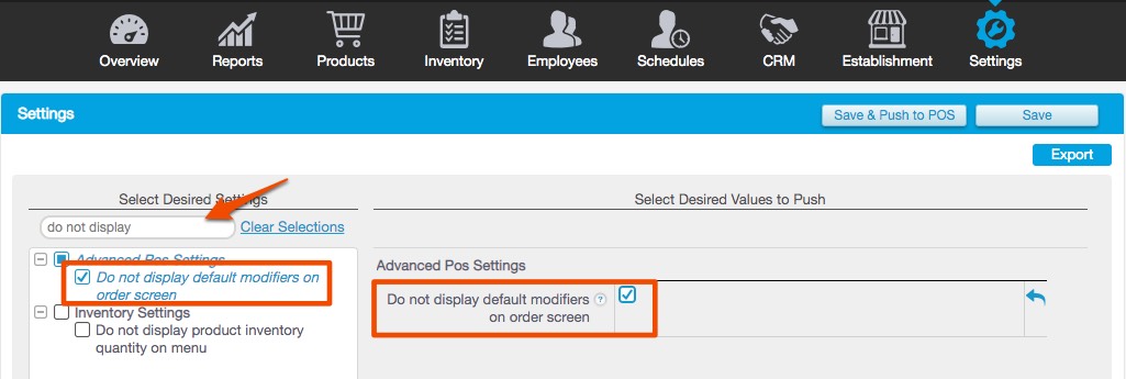 Advanced Modifier Features