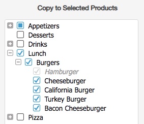 How to Copy Modifiers to Multiple Products
