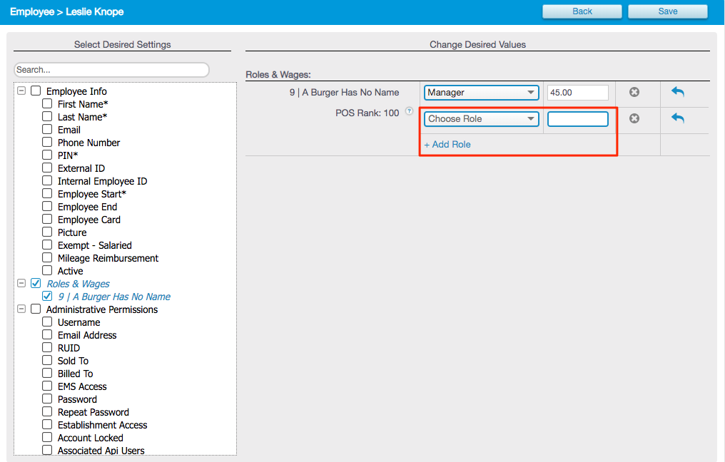 Employees: Roles and Permissions Guide