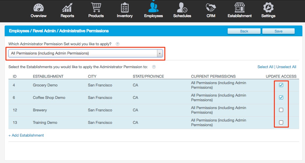 Employees: Roles and Permissions Guide