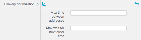 Delivery Management Settings