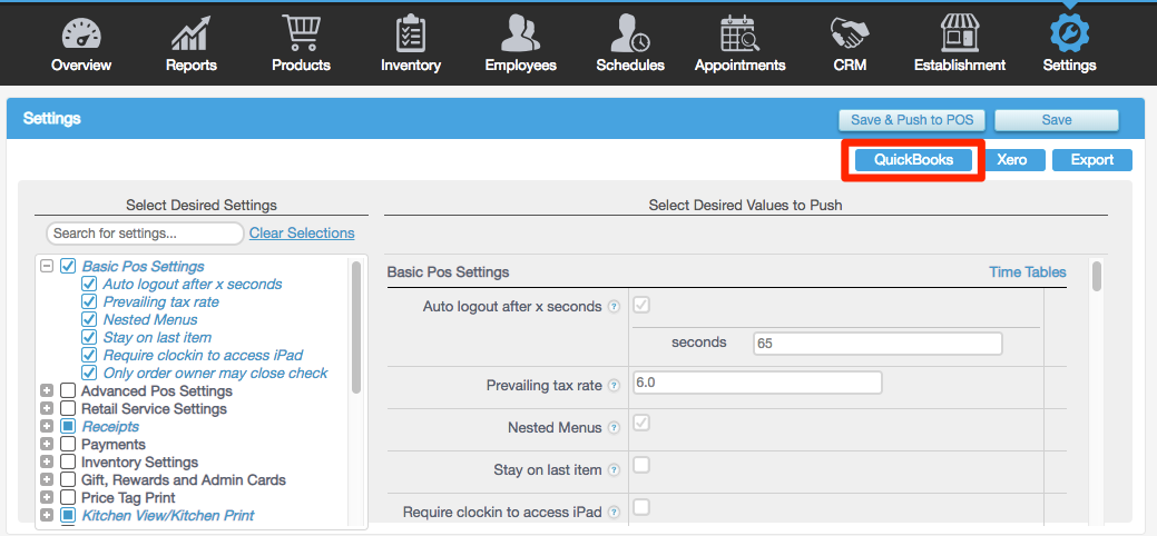 Setup: QBO Integration