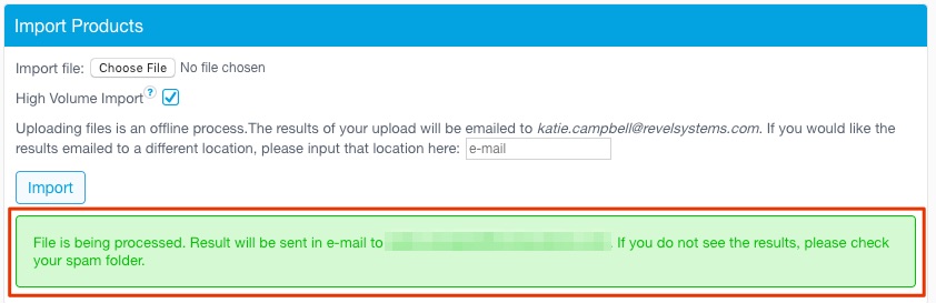 Import Matrix Inventory