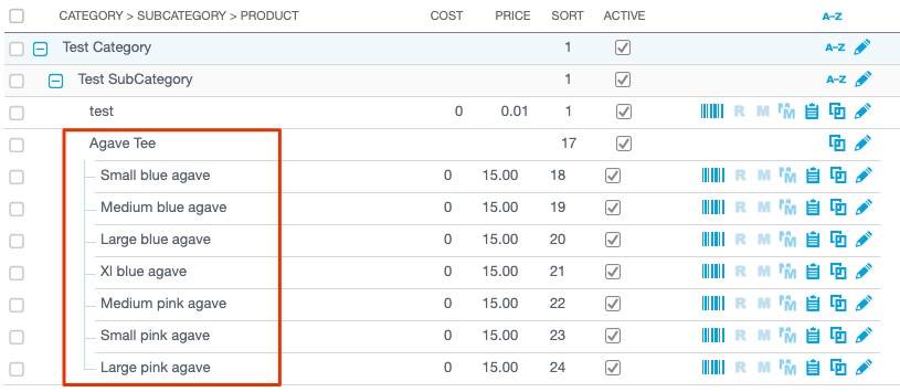 Import Matrix Inventory