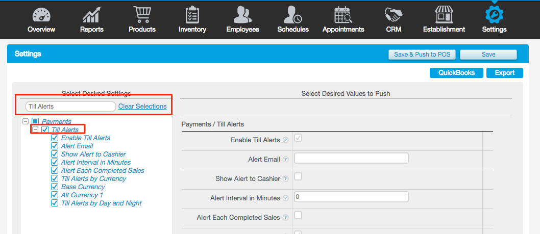 Tills: How to Setup Till Alerts