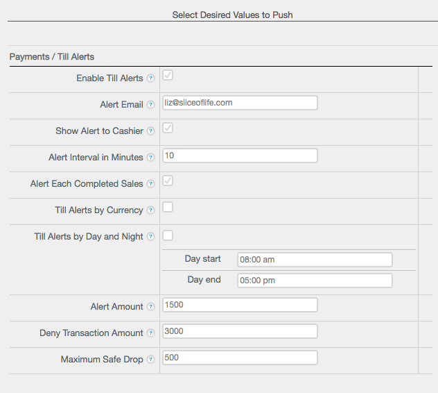 Tills: How to Setup Till Alerts