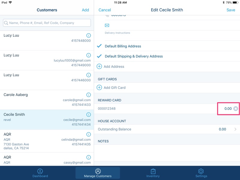 Rewards on the Point of Sale