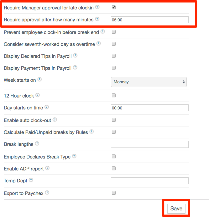 How to Require Manager Approval for Late Clockins