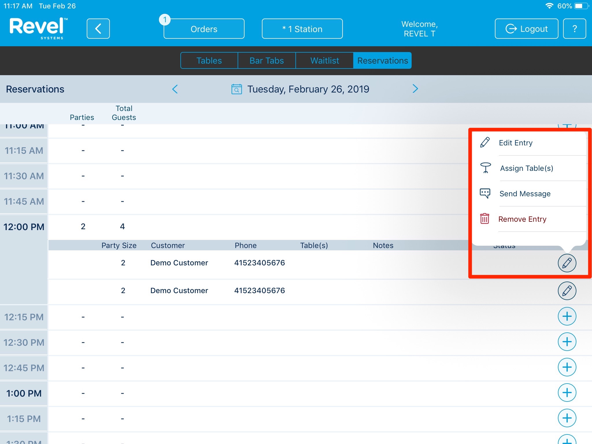 Reservations/Waitlist: How to Use