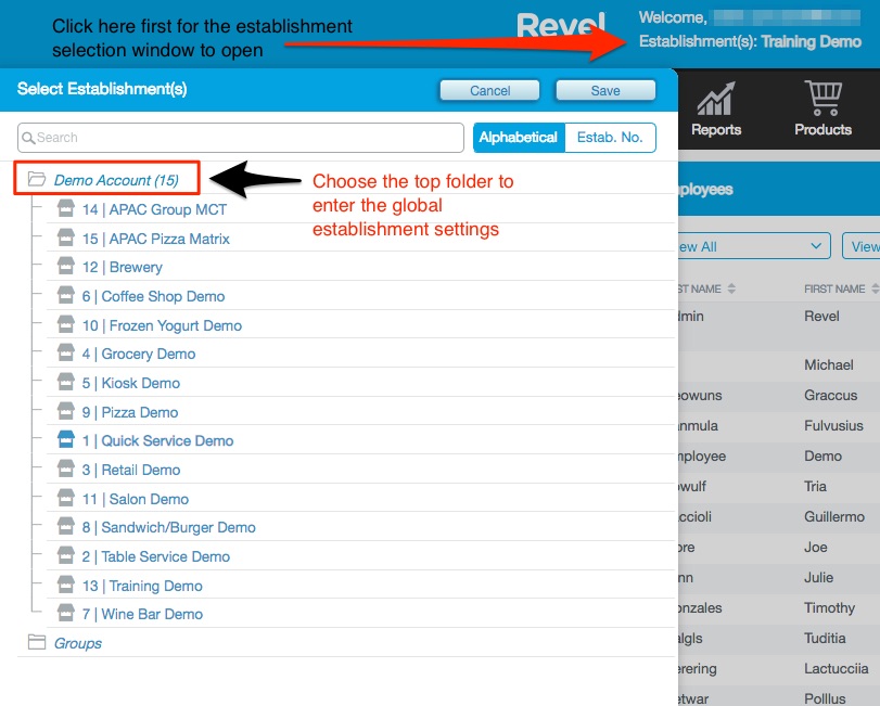 Employee Permissions in EMS