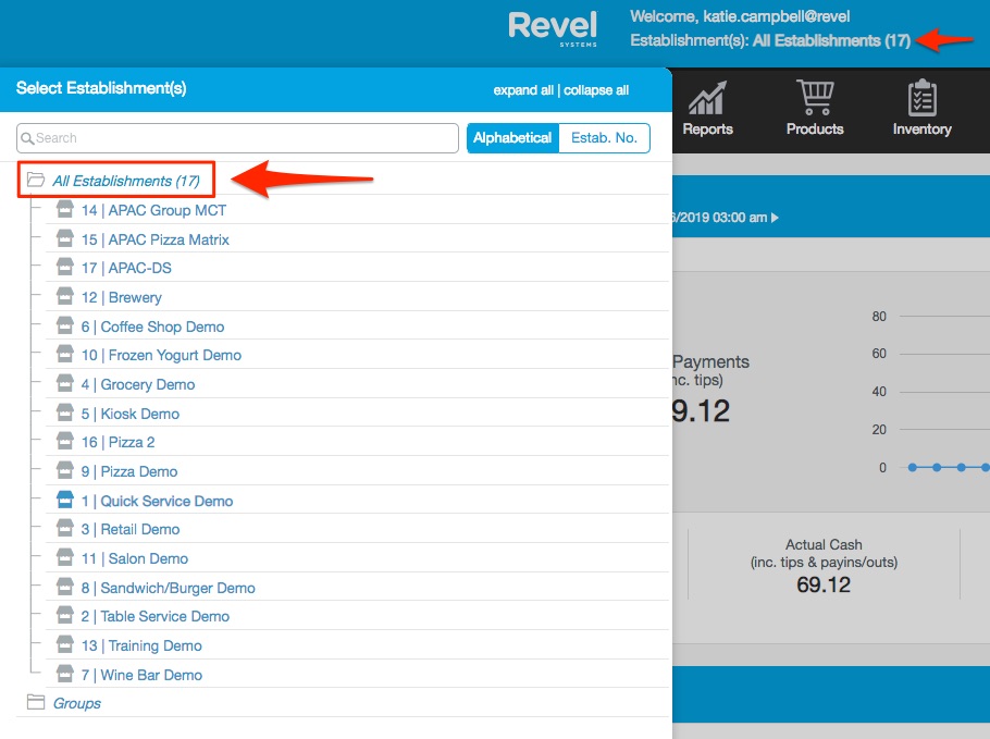 Push Settings in EMS