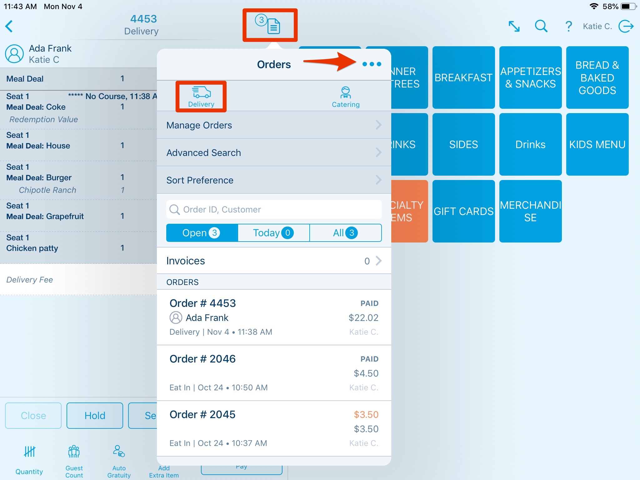 Delivery Management Written Instructions